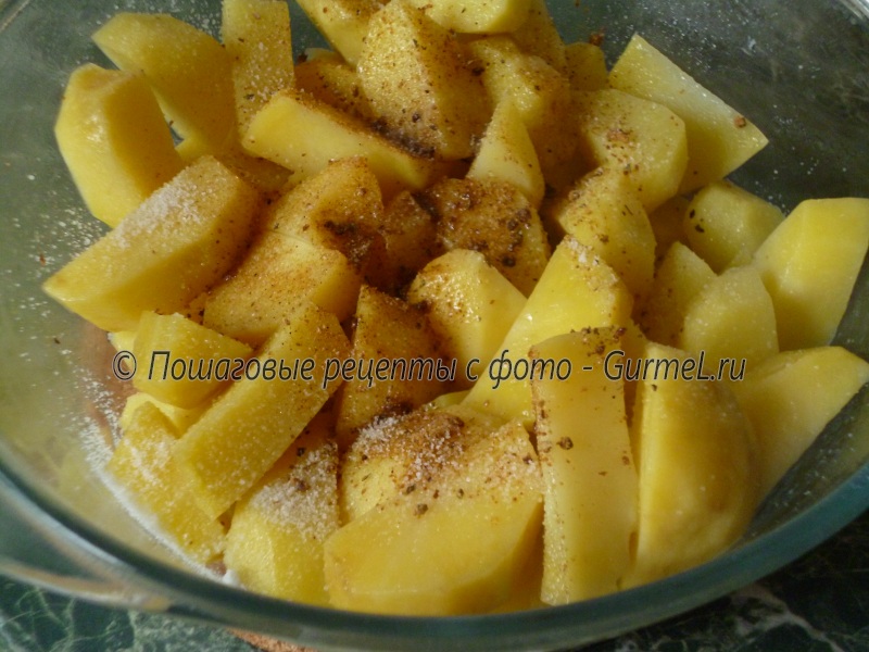 Картофель запечённый (экспресс-способ). Рецепт с фото. Пошаговые ...